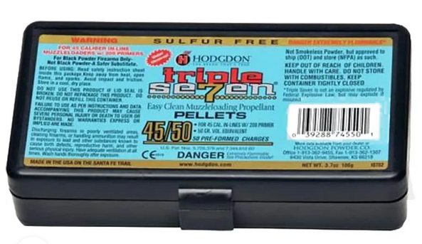 Buy Hodgdon Triple Seven Black Powder Substitute 45 Caliber 50 Grain ...